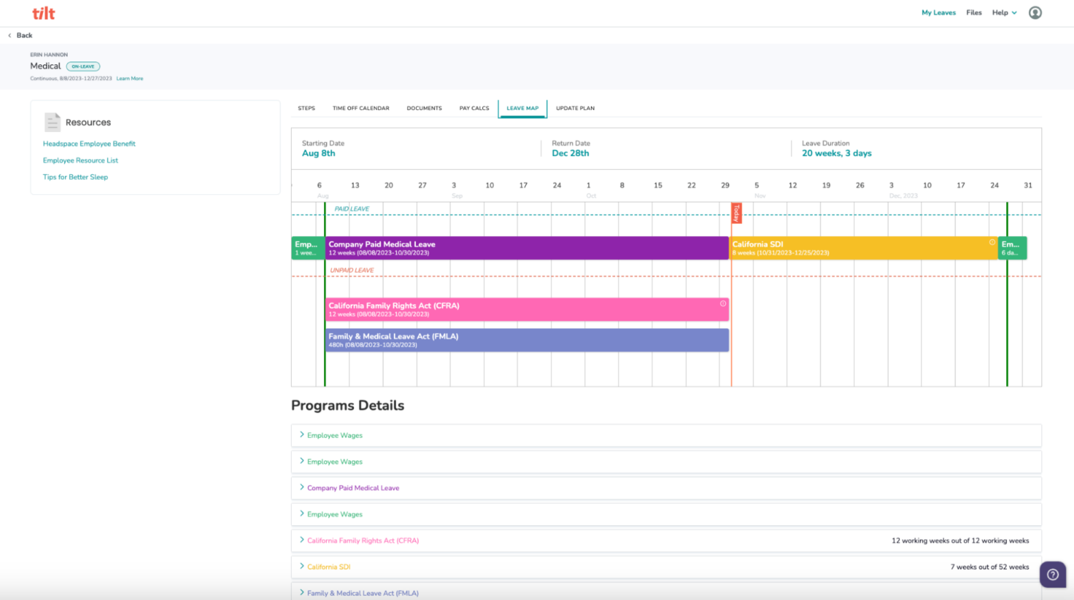 Components of a Modern Leave of Absence Management System - Tilt