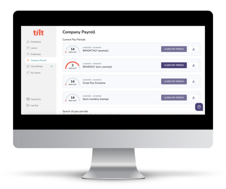 Automated Payroll - Tilt Leave Management