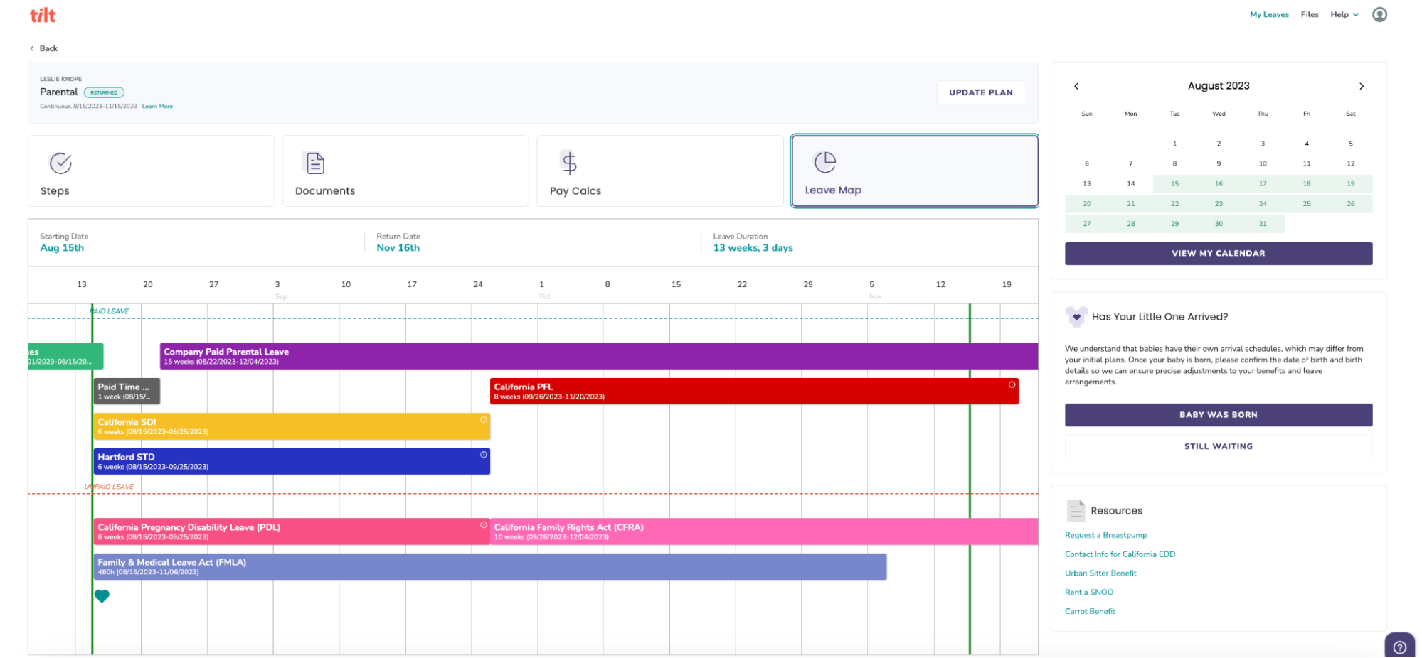 The Best Leave Tracker To Ensure Employees Never Miss Key Dates - Tilt